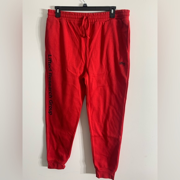 Lrg | Pants | New Lrg Lifted Script Jogger Sweatpants Sizexl | Poshmark